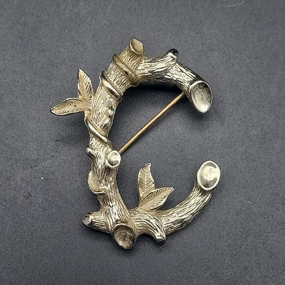Sarah Coventry | Jewelry | Vintage Sarah Coventry Tree Branch Letter C ...